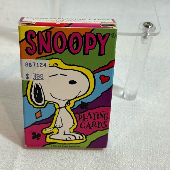 Peanuts | Toys | Peanuts Snoopy Ufs Playing Cards New Deck | Poshmark